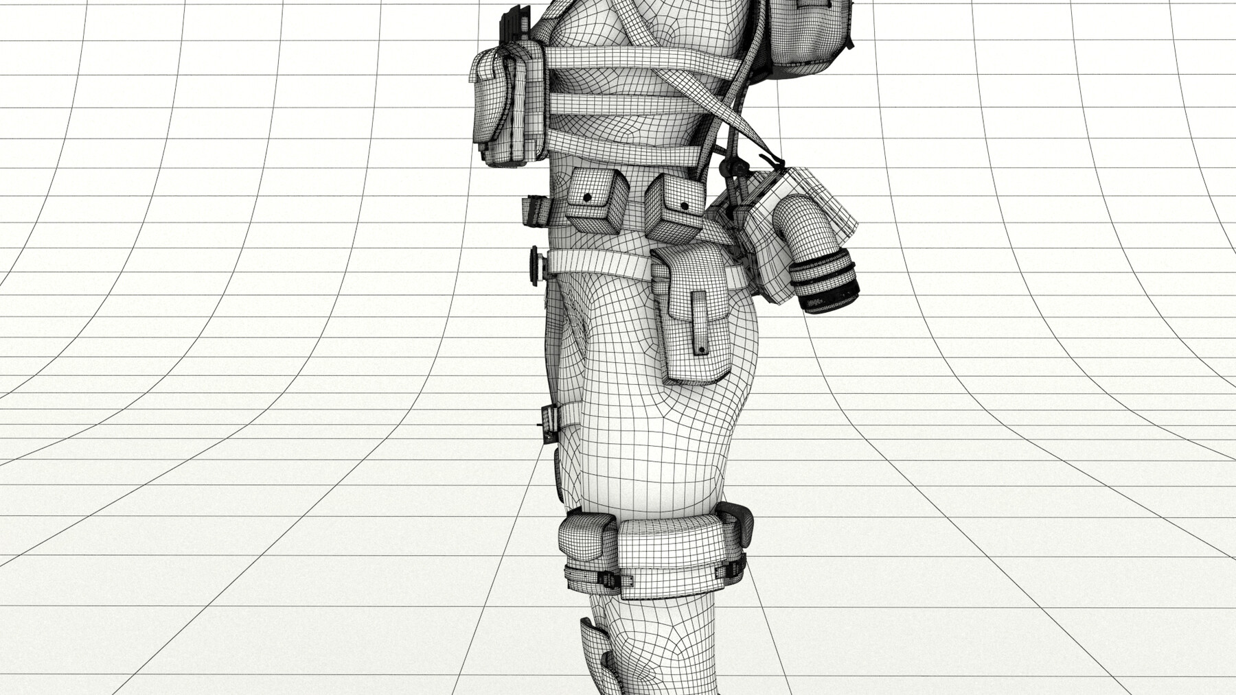 ArtStation - laos Game Female Soldier | Game Assets