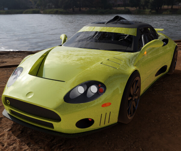 ArtStation - Spyker C8 Laviolette LM85 with Engine Sounds | Game Assets