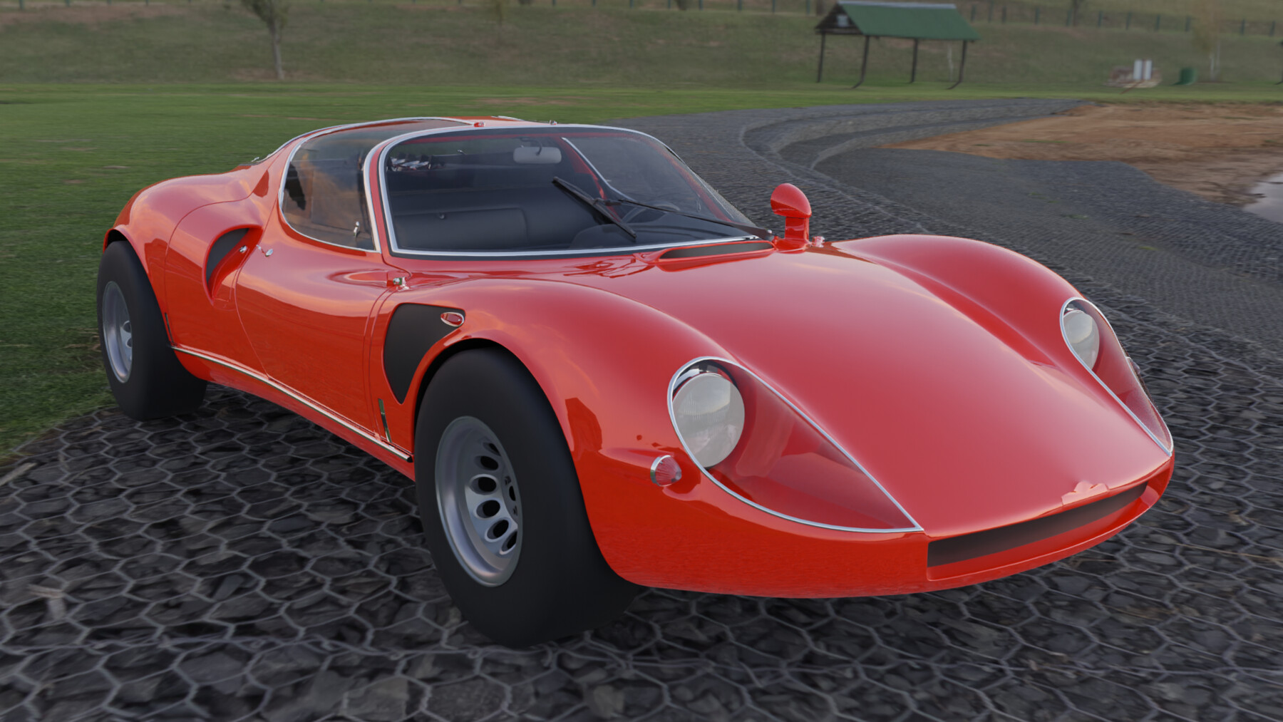 Hathor - Alfa Romeo 33 Stradale with Engine Sounds