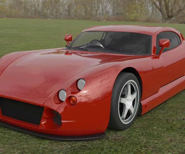 ArtStation - TVR Cerbera Speed 12 with Engine Sounds | Game Assets