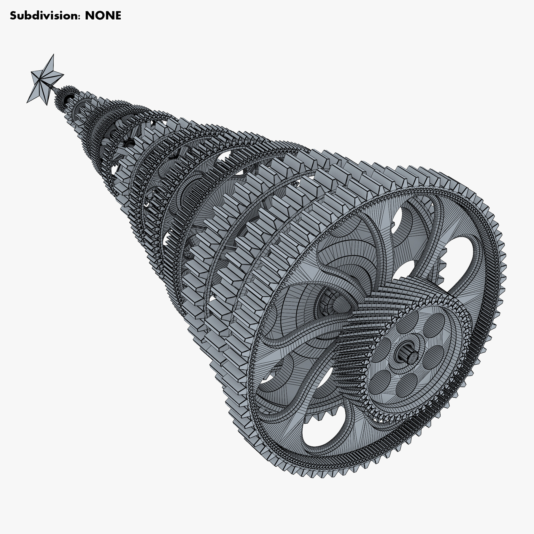 ArtStation - Stylized Gear Christmas Tree v 1 | Resources