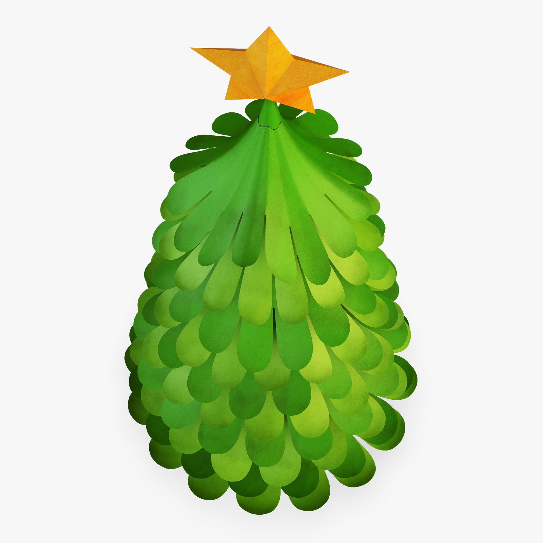 ArtStation - Christmas Tree Paper v 2 | Resources