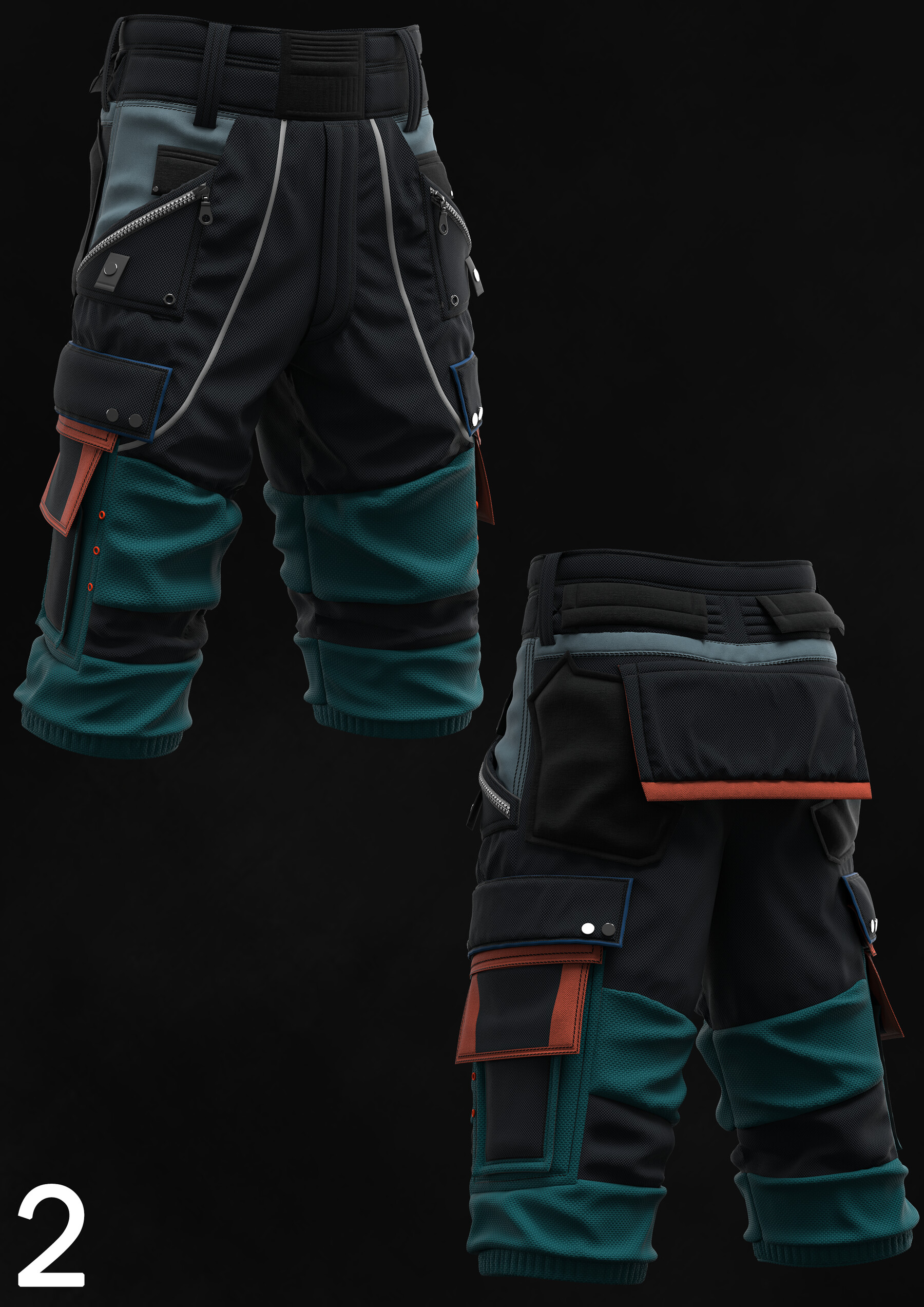 ArtStation - Tutorial MD/Clo3D - Realistic Shorts | Tutorials