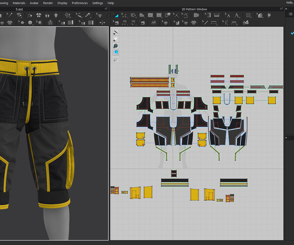 ArtStation - Tutorial MD/Clo3D - Realistic Shorts | Tutorials