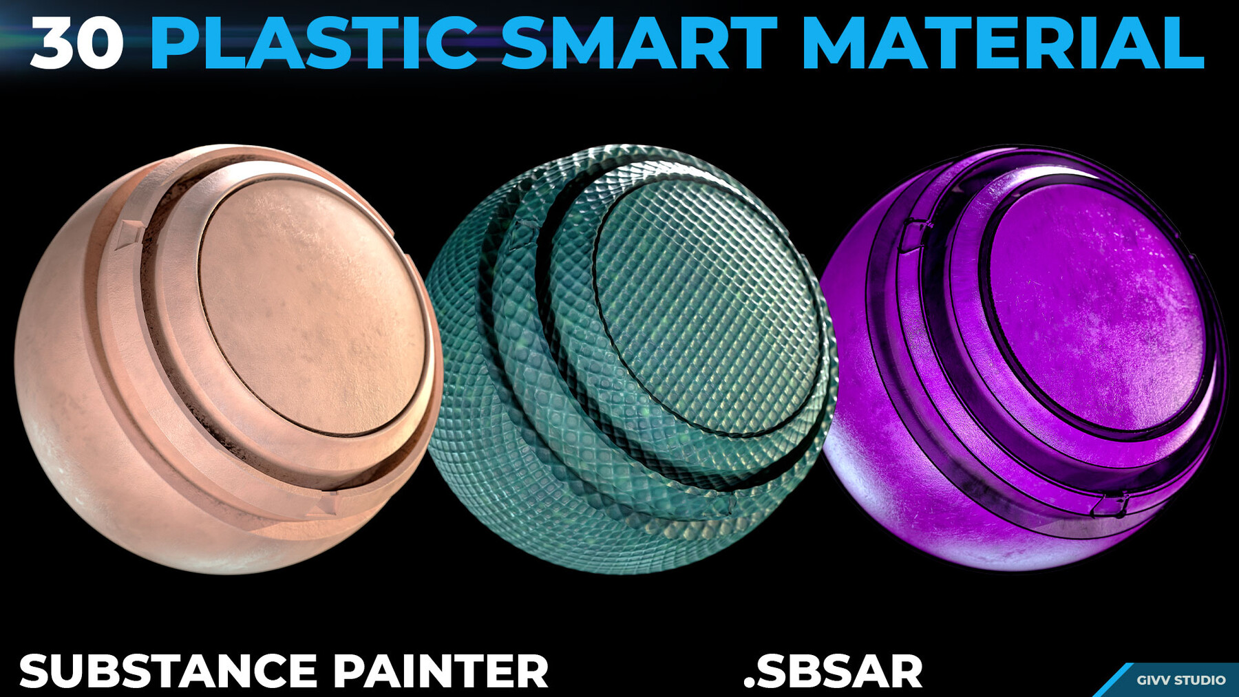 ArtStation - 30 Plastic Material - Smart Material + 4K Textures Set ...