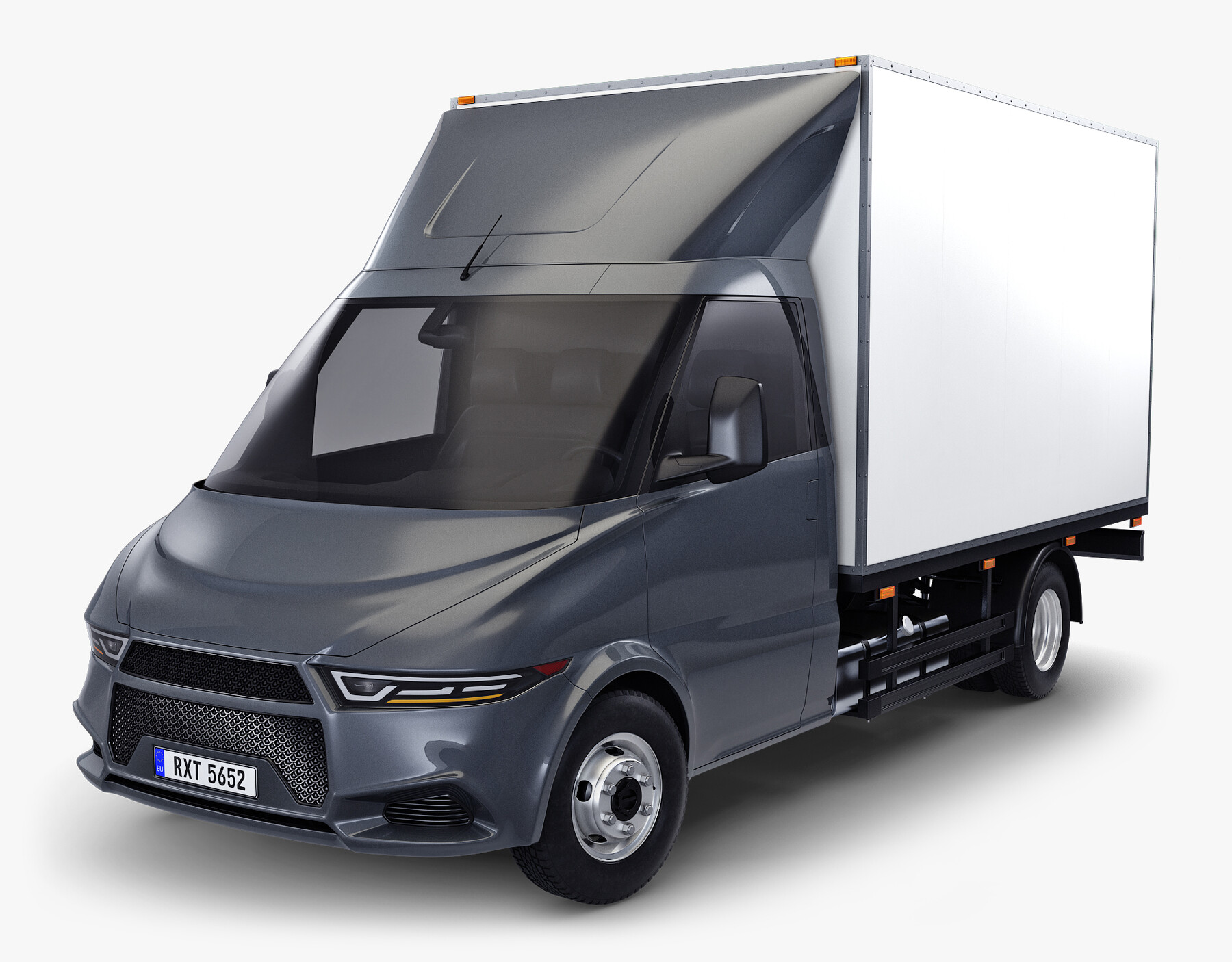 ArtStation - Generic Box Truck v 2 | Resources