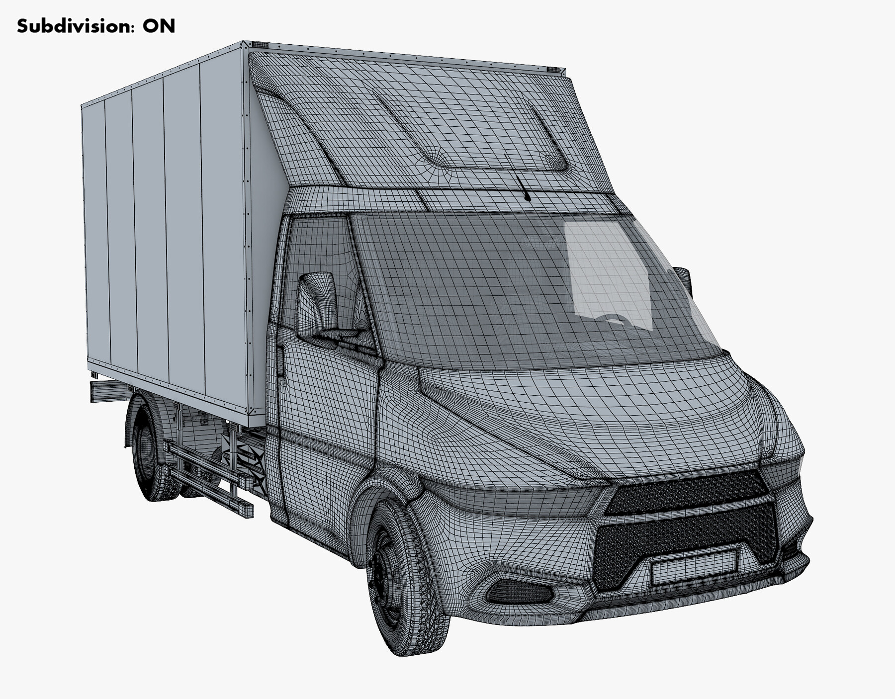 ArtStation - Generic Box Truck v 2 | Resources