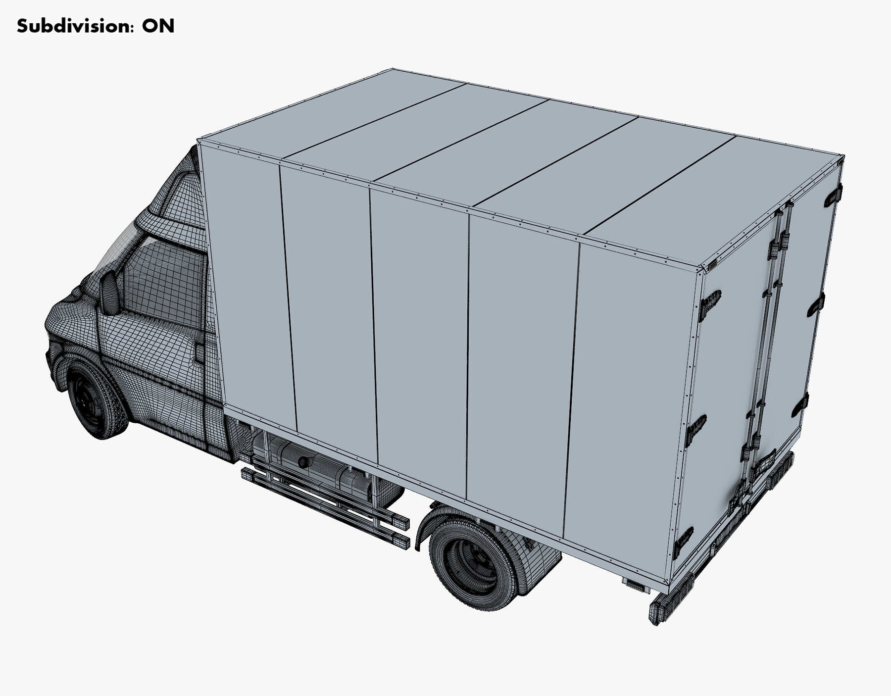 ArtStation - Generic Box Truck v 2 | Resources