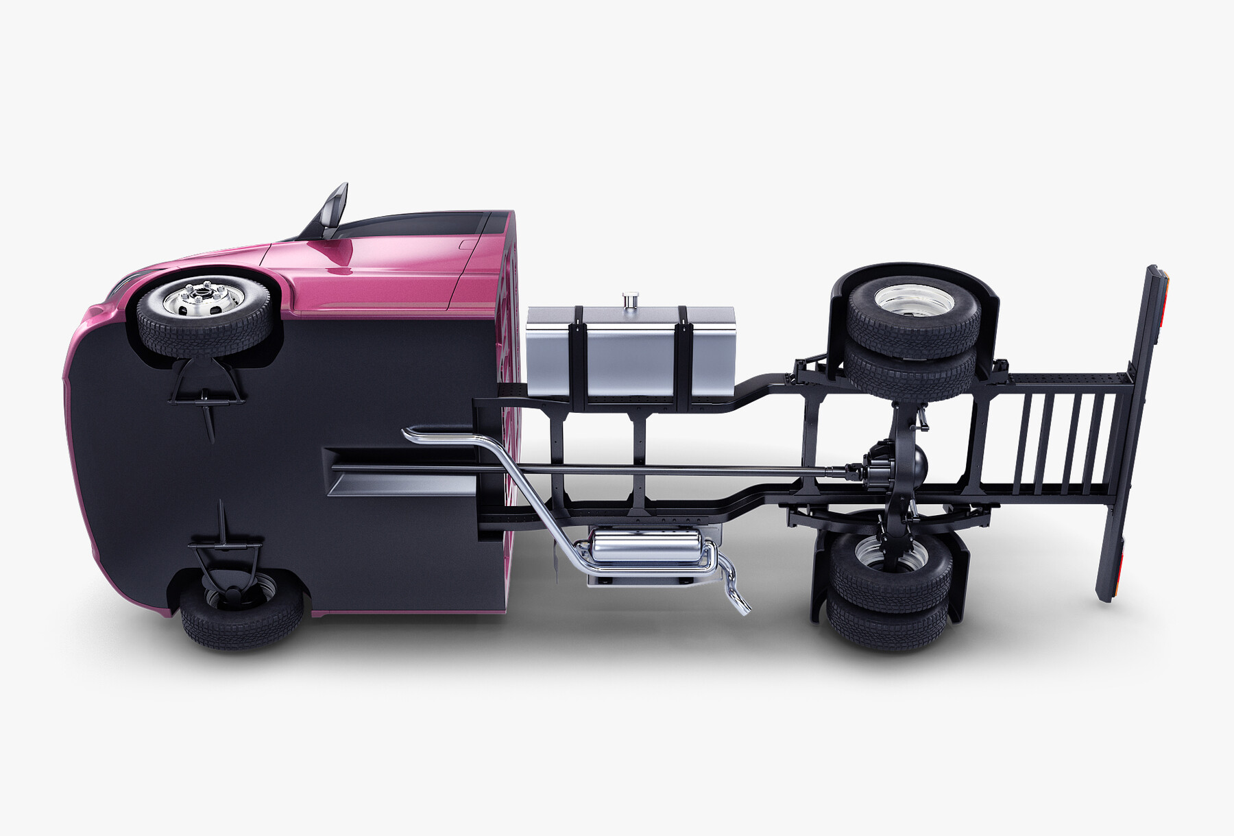 ArtStation - Generic Truck Chassis Frame v 1 | Resources