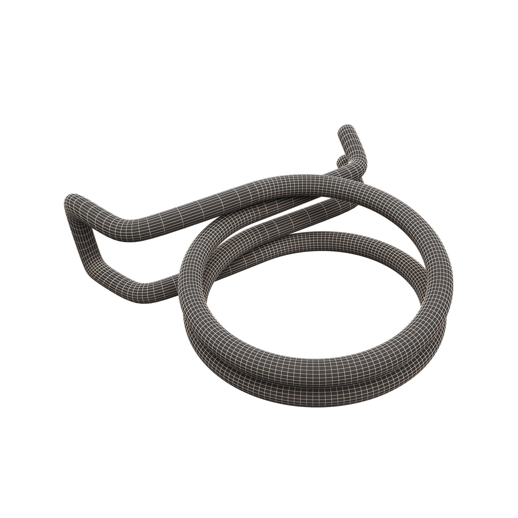 ArtStation - Double Wire Spring Hose Clamp Silver | Resources