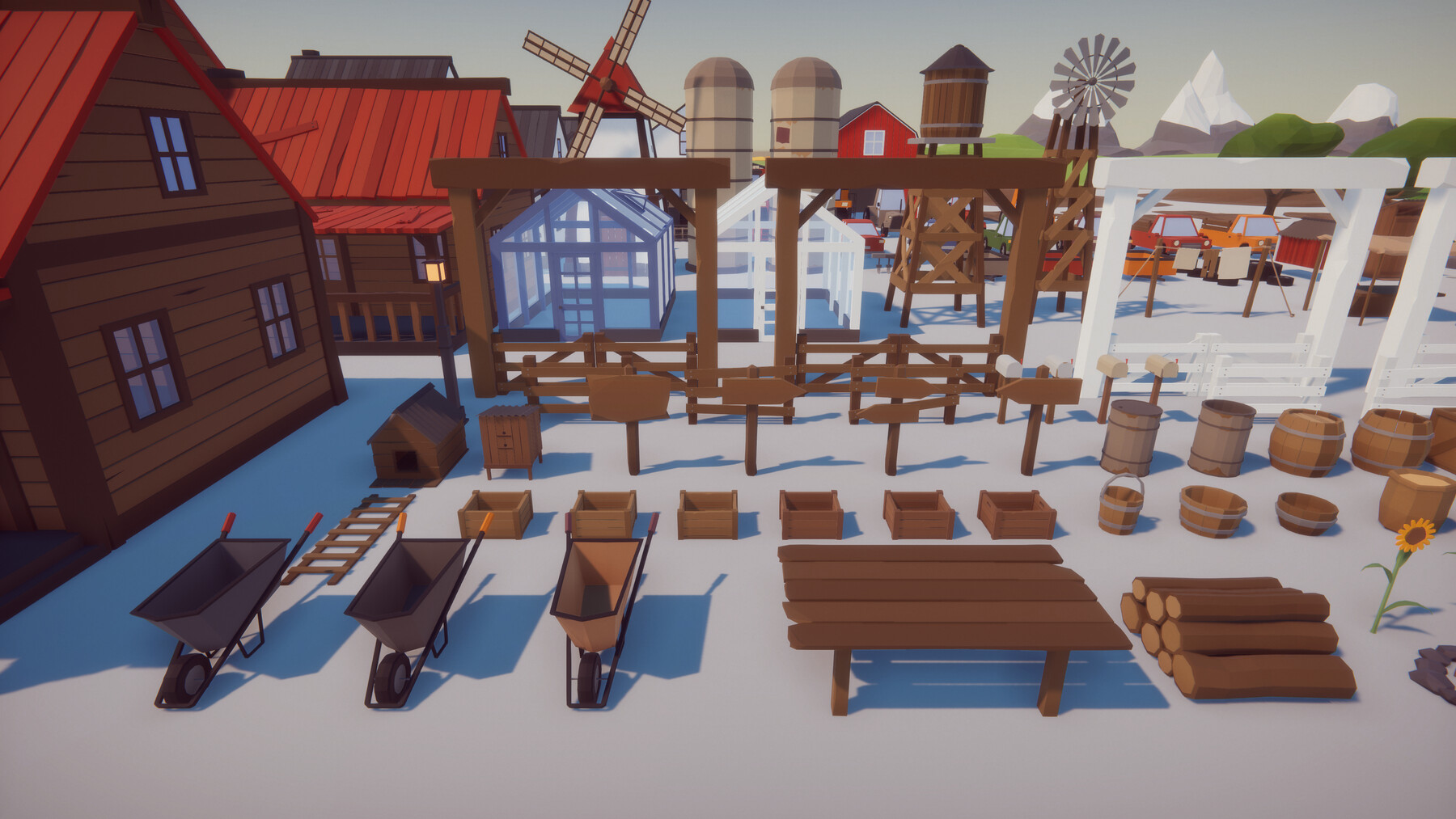ArtStation - Low Poly Farm Pack - Asset for Unity 3D, Map and Models | Game Assets