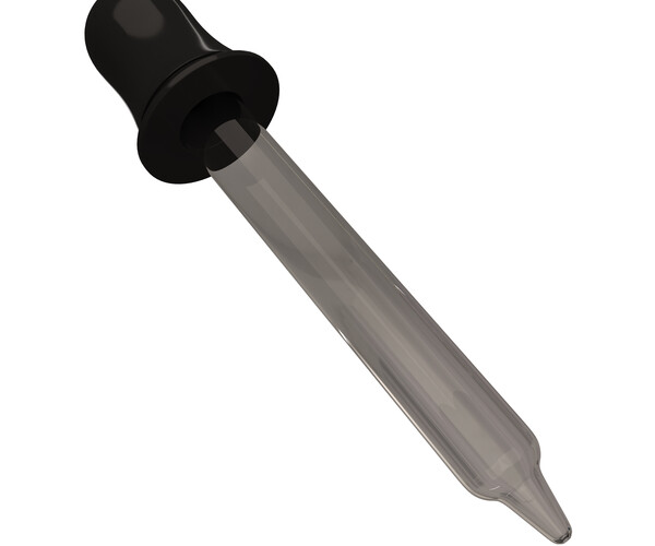 ArtStation - Eye Dropper Pipette with Rubber Head | Resources
