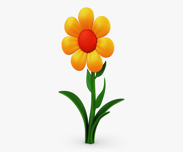ArtStation - Cartoon Flower v 4 | Resources