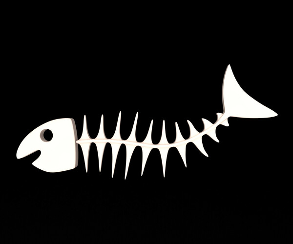 ArtStation - Fish Bone Cartoon | Resources