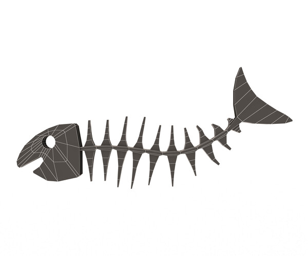 ArtStation - Fish Bone Cartoon | Resources