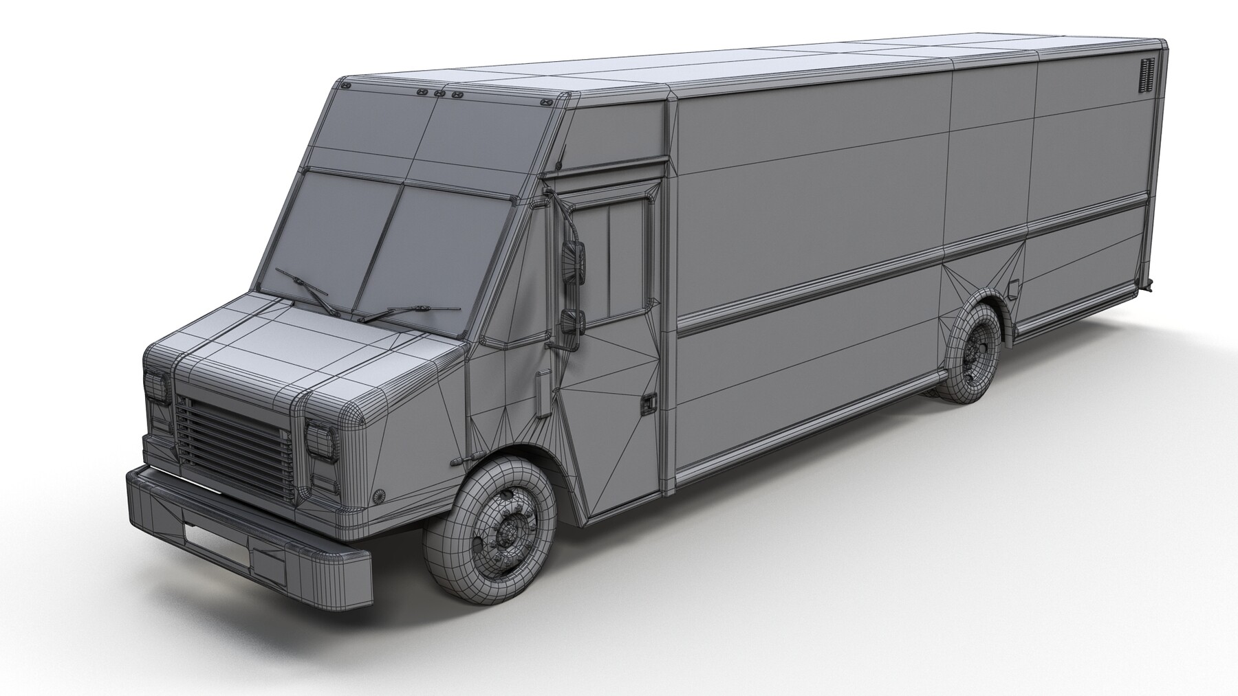 ArtStation - Freightliner P1200 step van | Game Assets