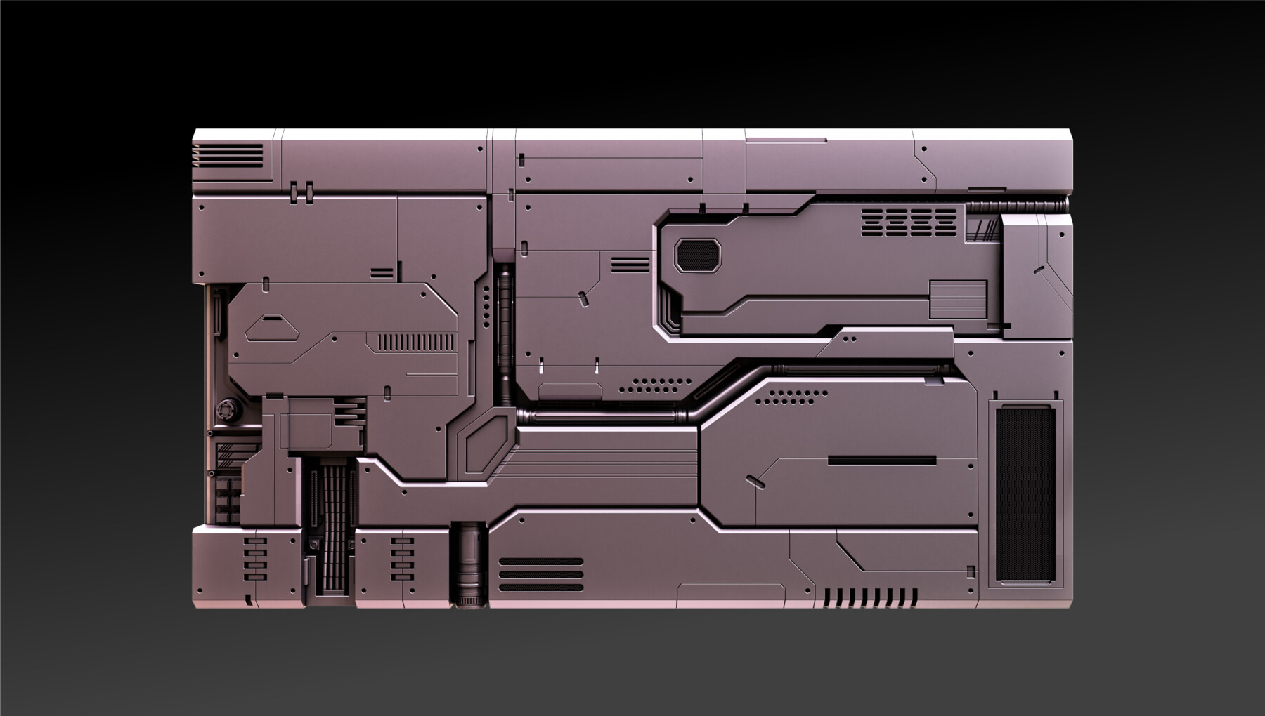 ArtStation - SCI-FI WALL PANELS VOL.01 | Resources