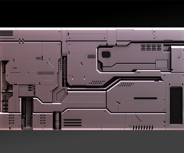ArtStation - SCI-FI WALL PANELS VOL.01 | Resources