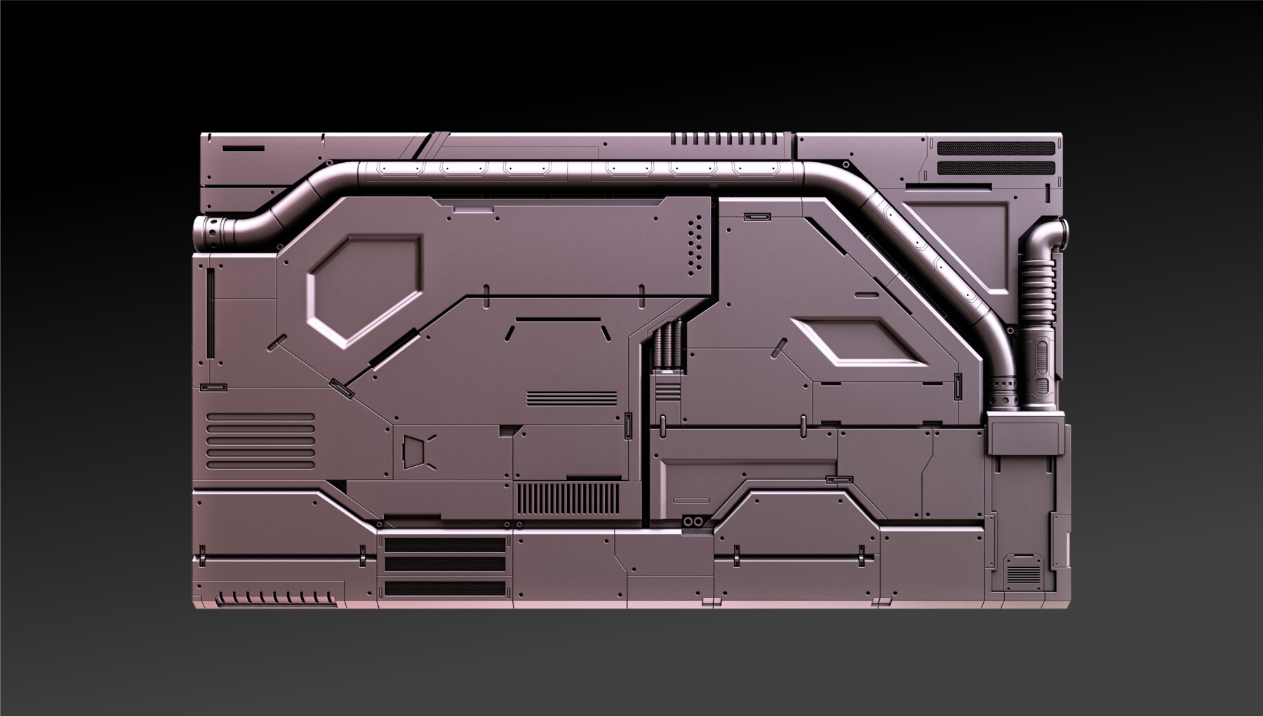 ArtStation - SCI-FI WALL PANELS VOL.01 | Resources