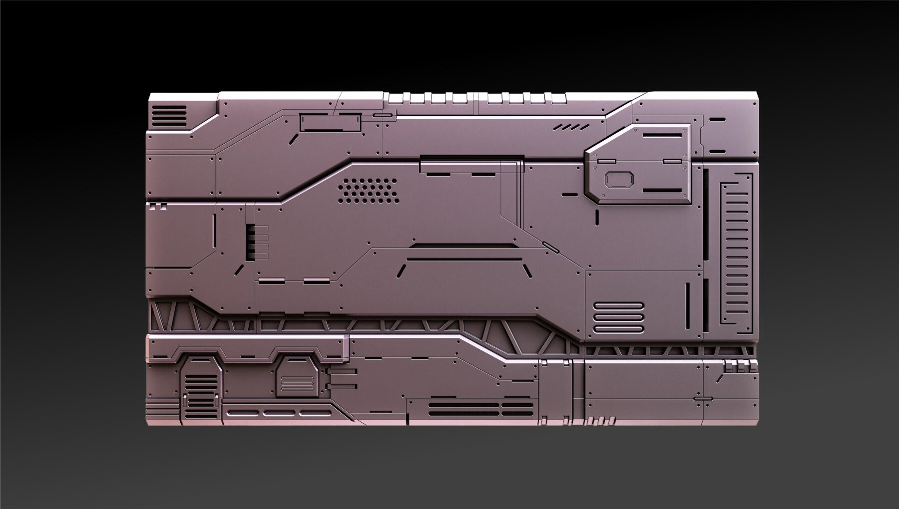 ArtStation - SCI-FI WALL PANELS VOL.01 | Resources
