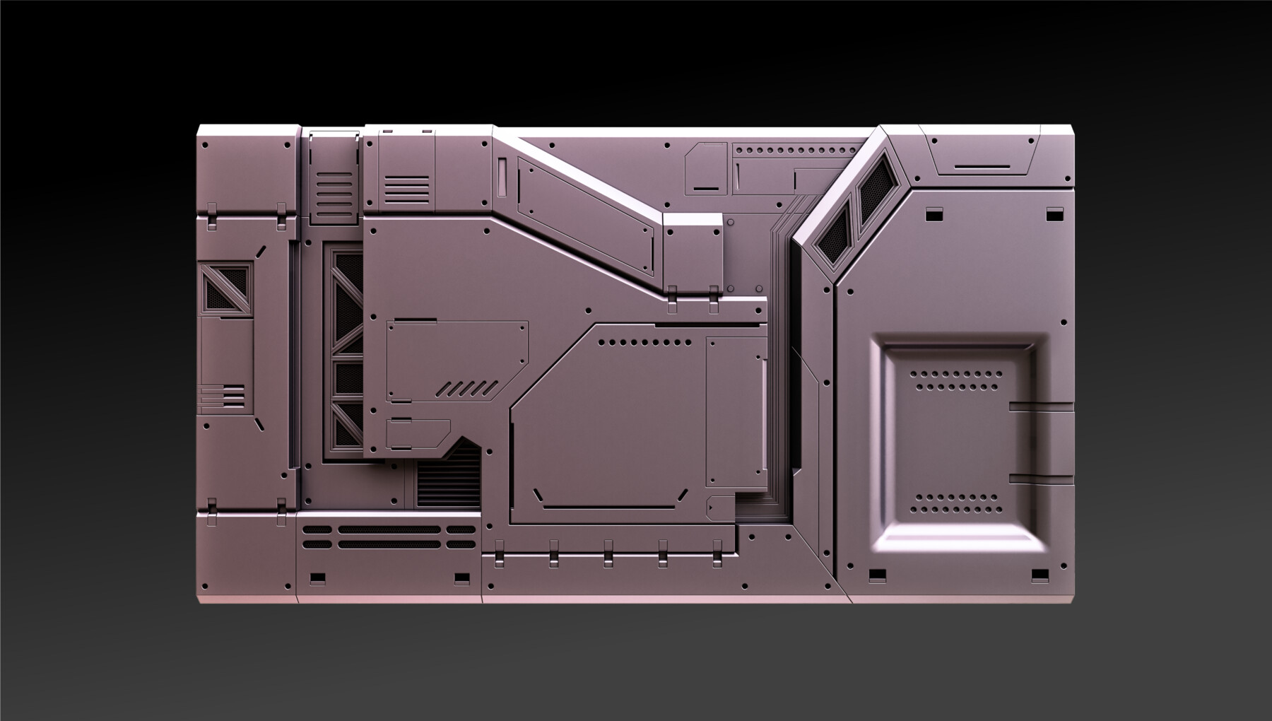 ArtStation - SCI-FI WALL PANELS VOL.01 | Resources