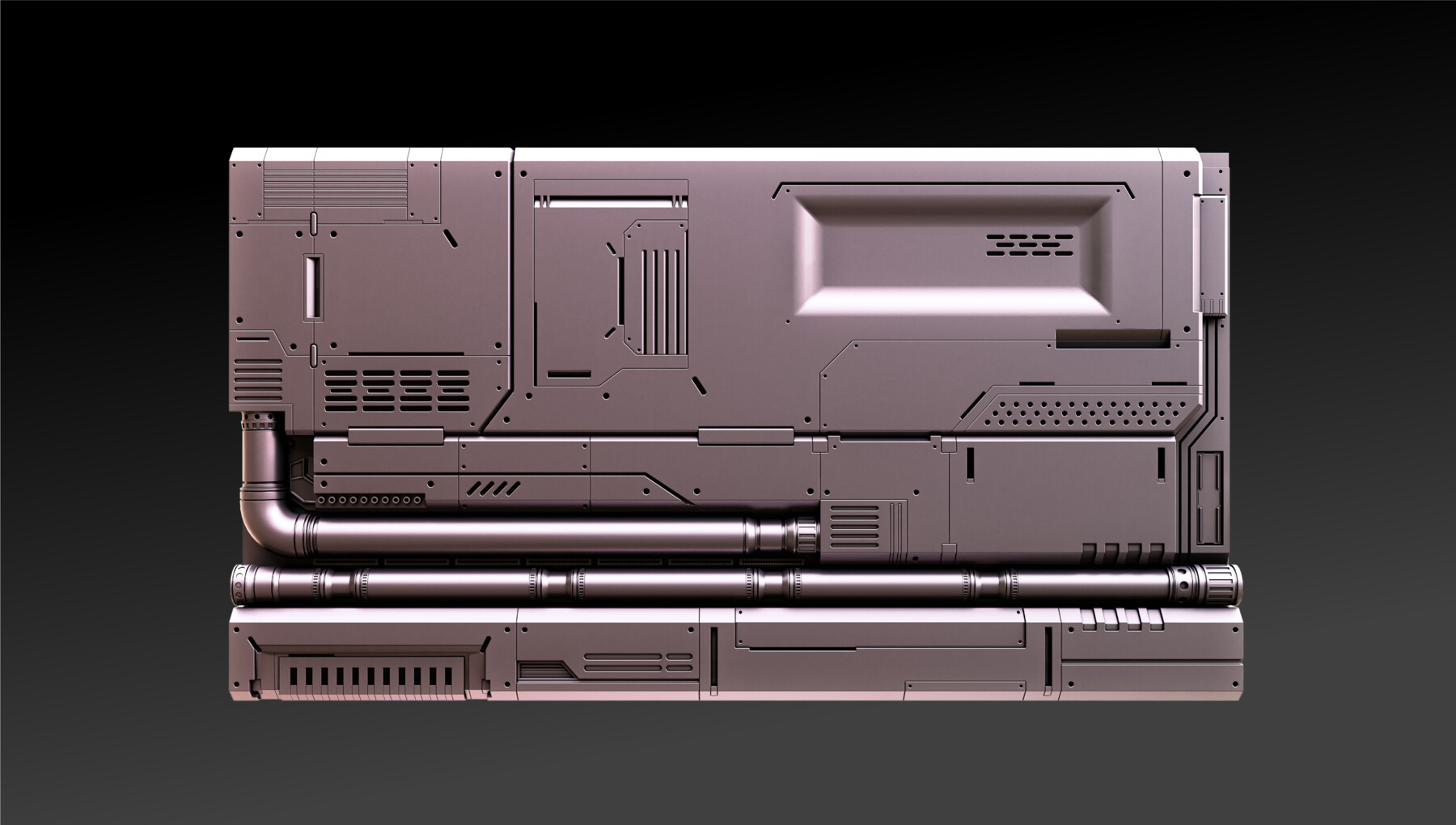 ArtStation - SCI-FI WALL PANELS VOL.01 | Resources