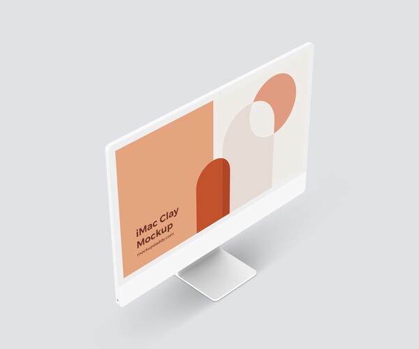 ArtStation - iMac 2021 Clay Mockup | Artworks