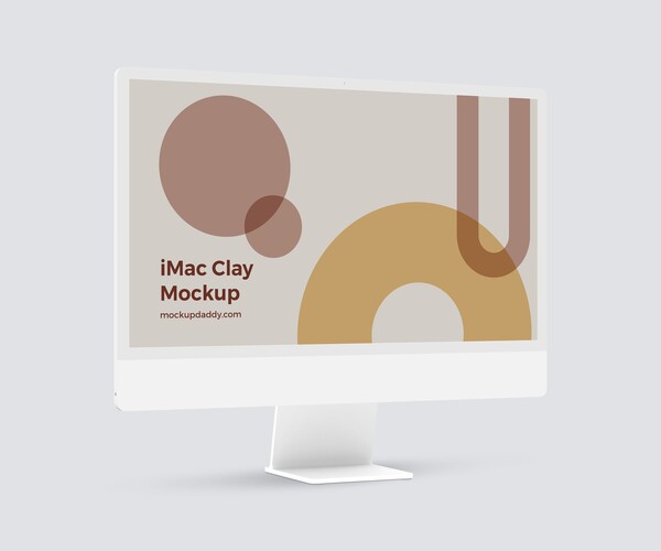 ArtStation - iMac 2021 Clay Mockup | Artworks