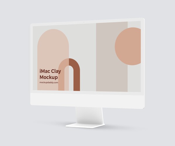 ArtStation - iMac 2021 Clay Mockup | Artworks