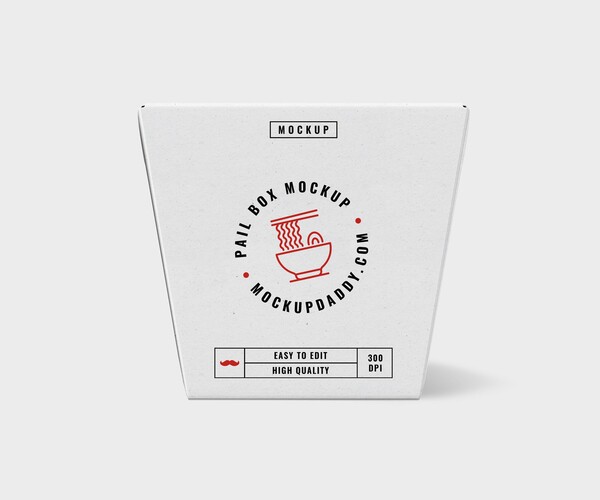 ArtStation - Food Pail Box Mockup | Artworks