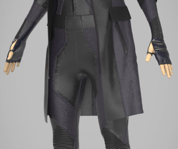 ArtStation - Female Superhero Set Clo3d Marvelous designer high poly ...