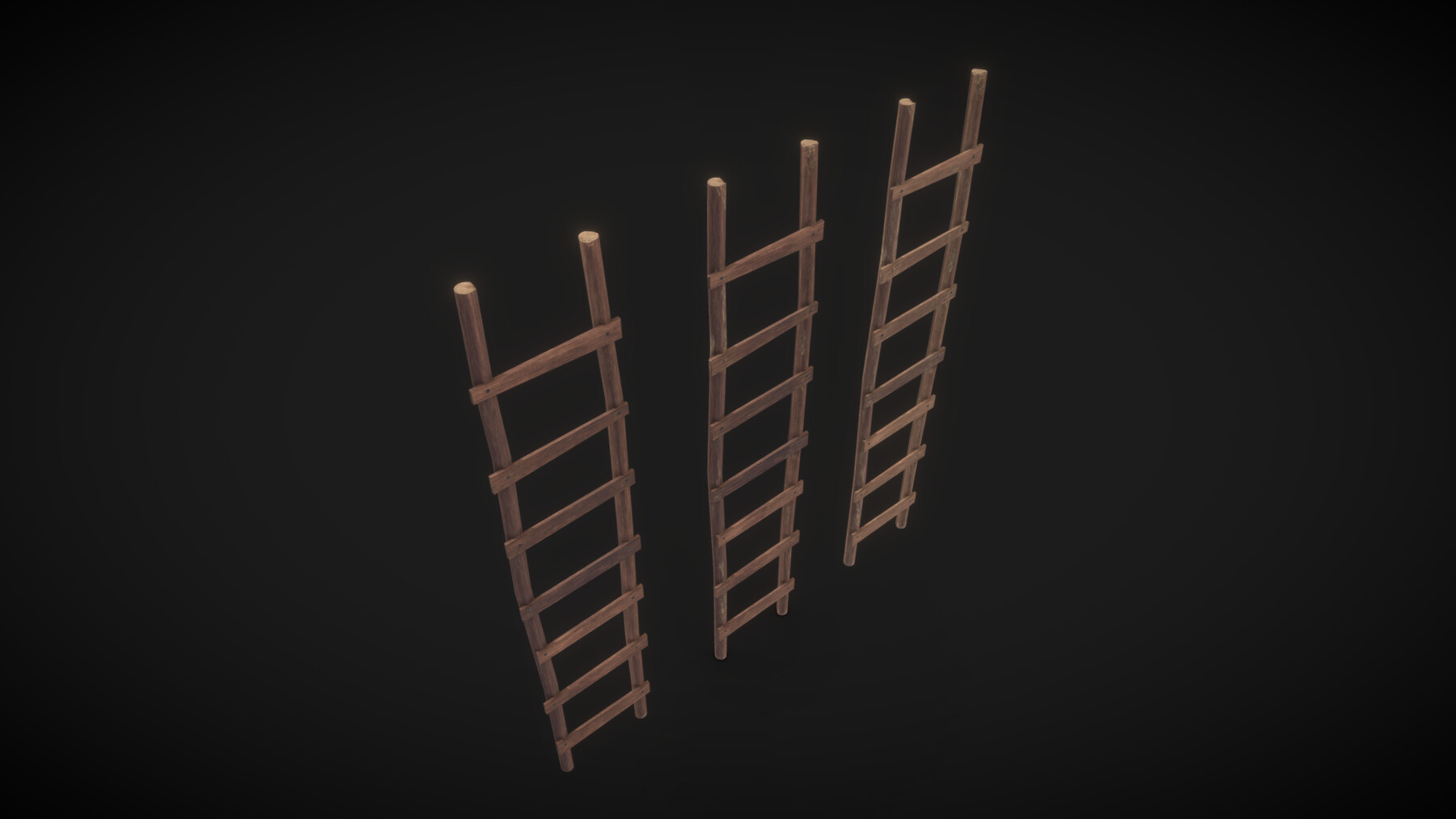 ArtStation - Wooden Ladder 2 and Variations | Game Assets