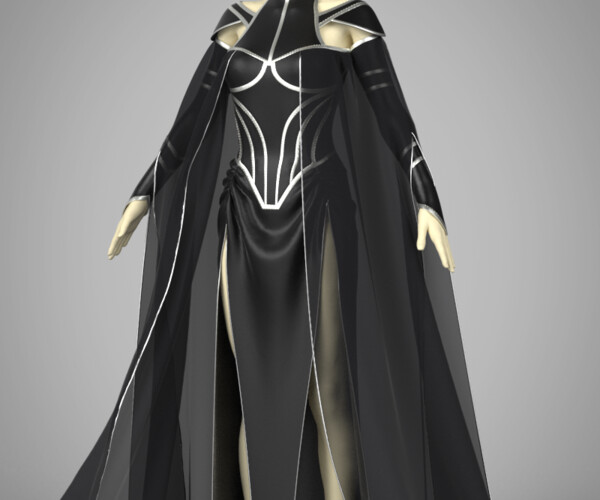 ArtStation - Female Set Clo3d Marvelous designer High poly (Fit Genesis ...