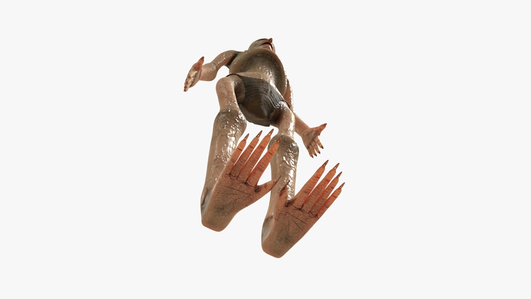 ArtStation - 3D Model: Humanoid Horror Creature | Resources