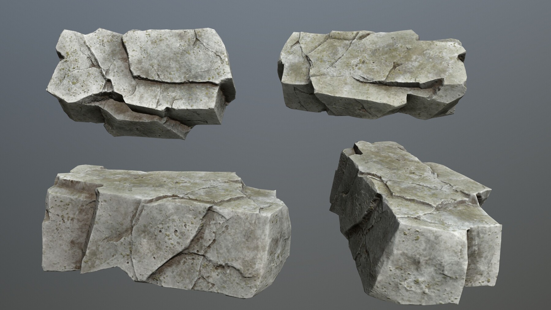ArtStation - Rock Set 5 | Game Assets