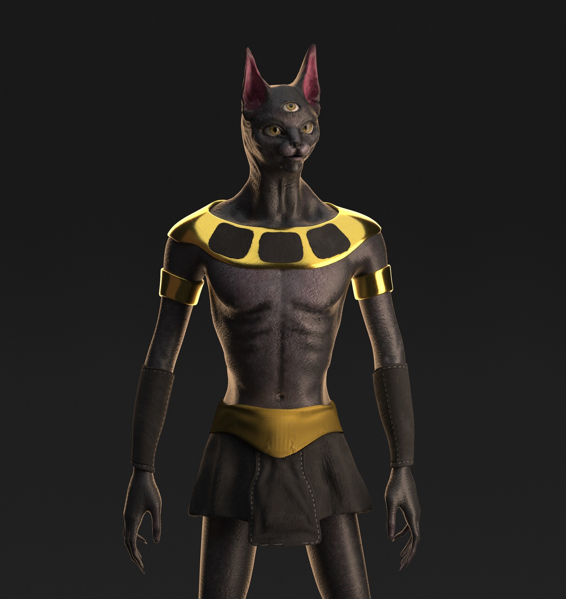 ArtStation - cat man | Game Assets