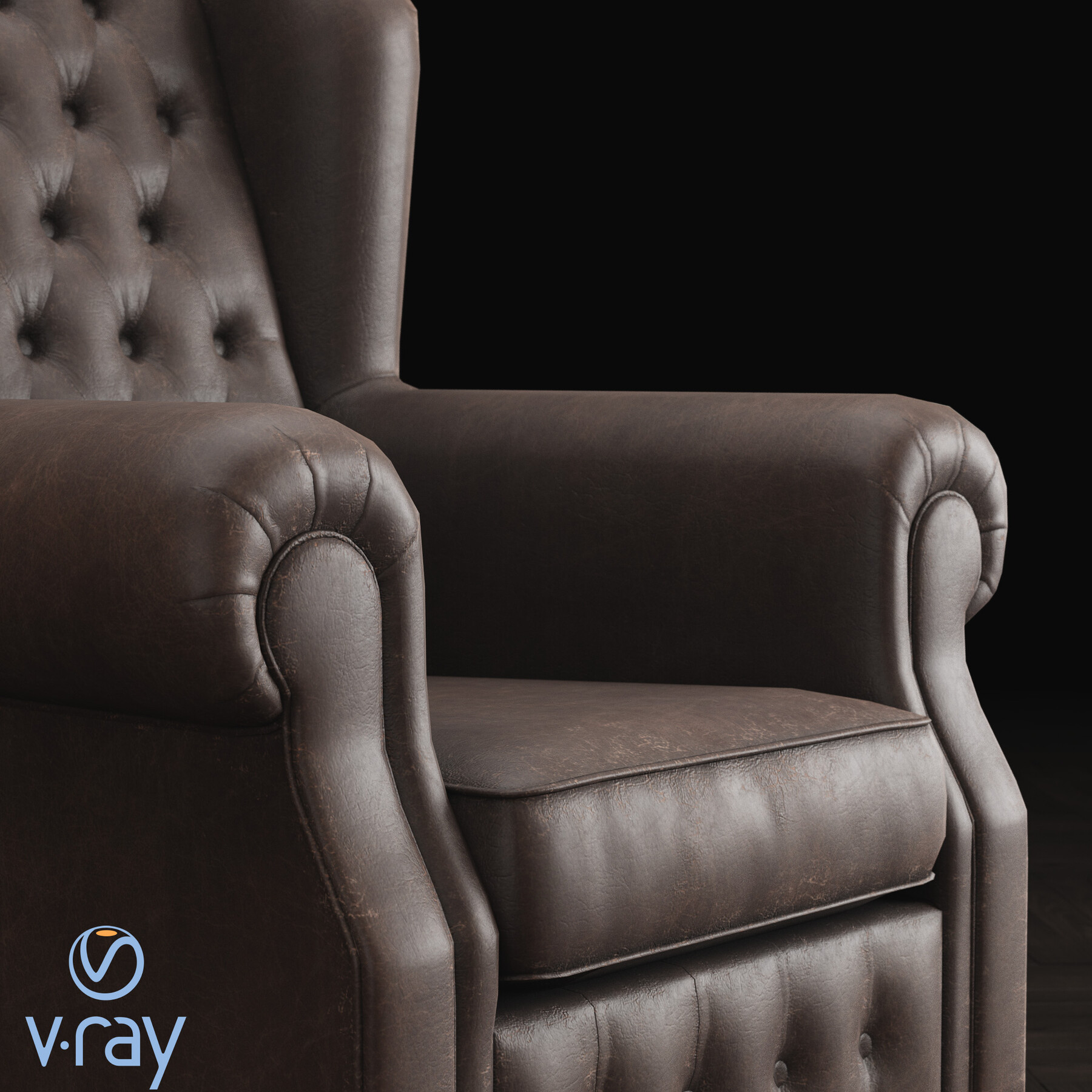 ArtStation - Armchair of Sherlock Low Poly | Game Assets