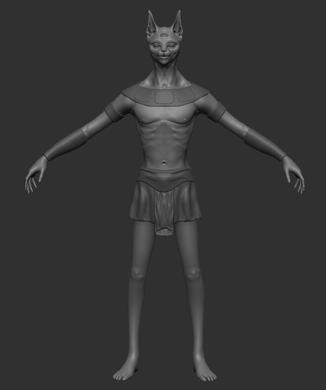 ArtStation - cat man | Game Assets