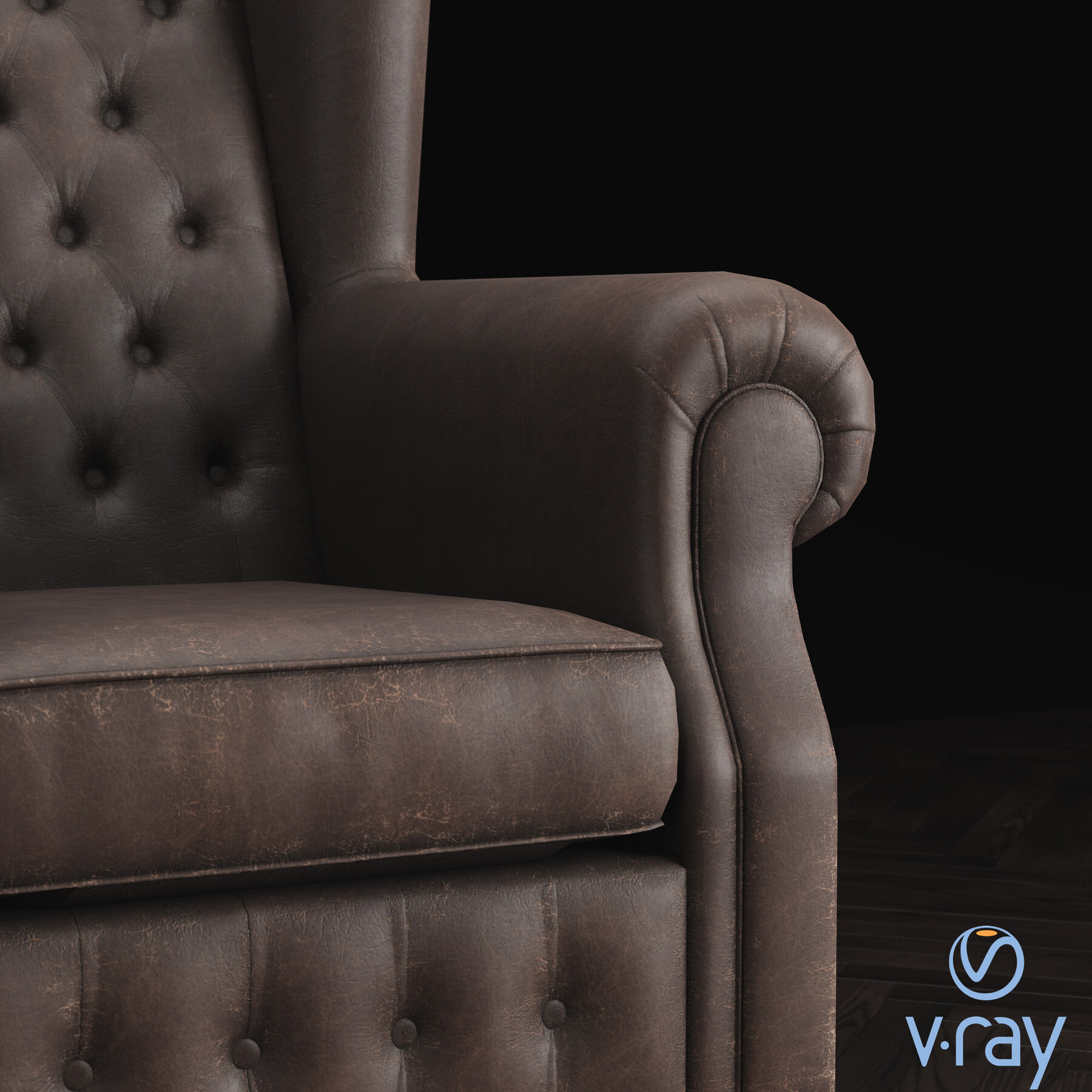 ArtStation - Armchair of Sherlock Low Poly | Game Assets