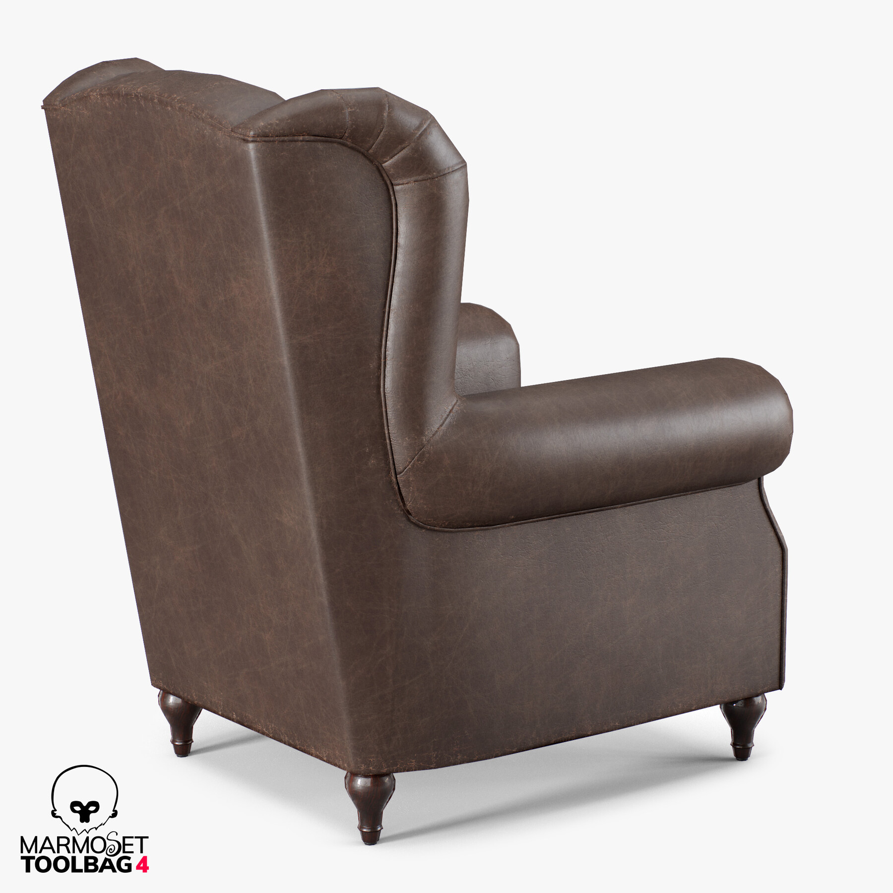 ArtStation - Armchair of Sherlock Low Poly | Game Assets