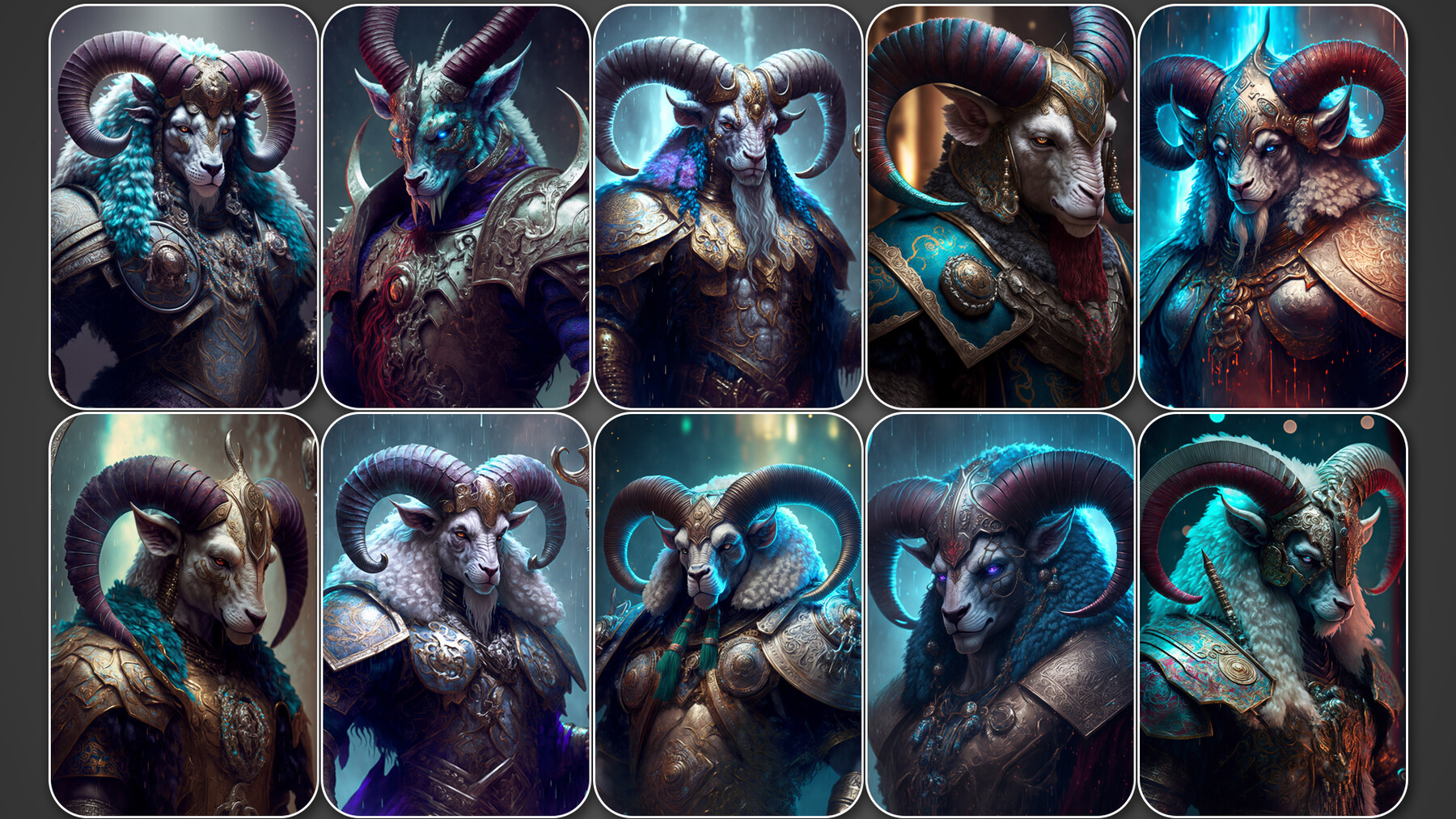 ArtStation - 200 Ram Warrior Reference Pack Vol.02 | Artworks