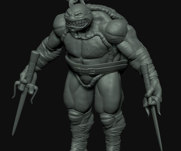 ArtStation - TMNT Raphael with Sais | Resources