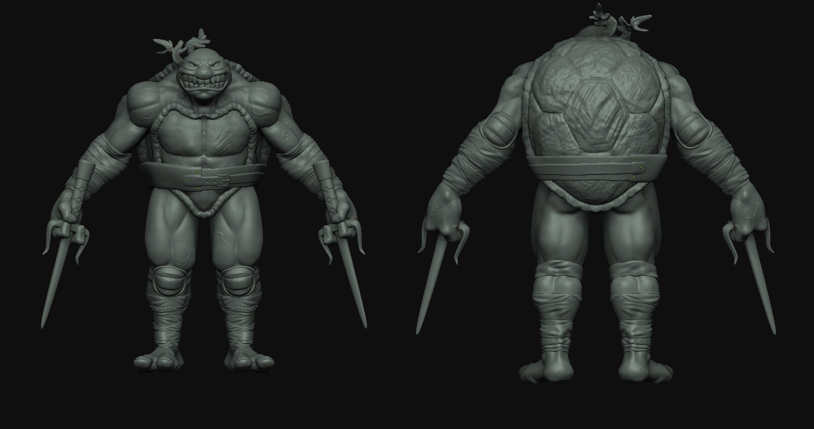 ArtStation - TMNT Raphael with Sais | Resources