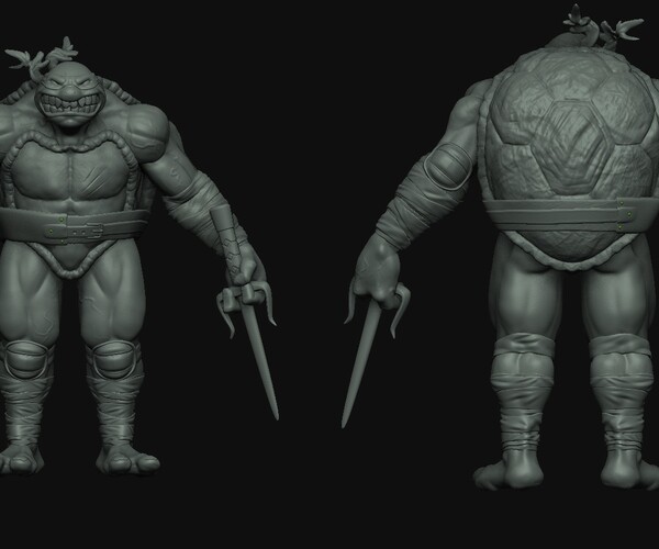 ArtStation - TMNT Raphael with Sais | Resources