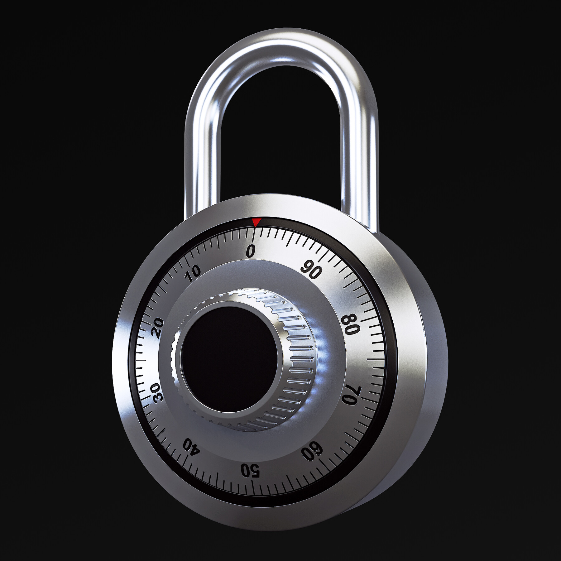 ArtStation - Dial Combination Padlock v 1 | Resources