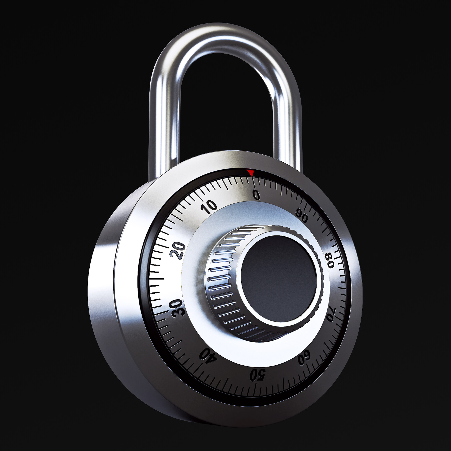 ArtStation - Dial Combination Padlock v 1 | Resources