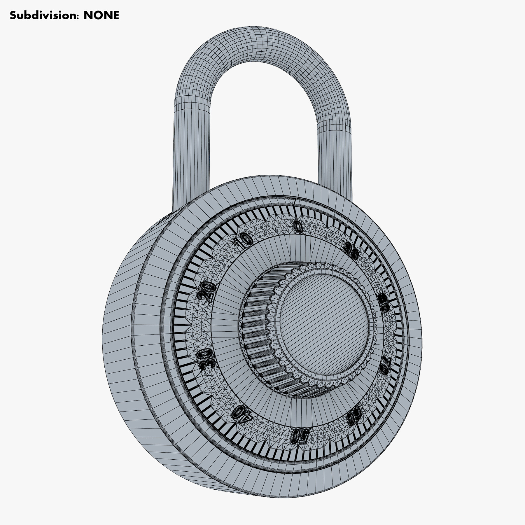 ArtStation - Dial Combination Padlock v 1 | Resources