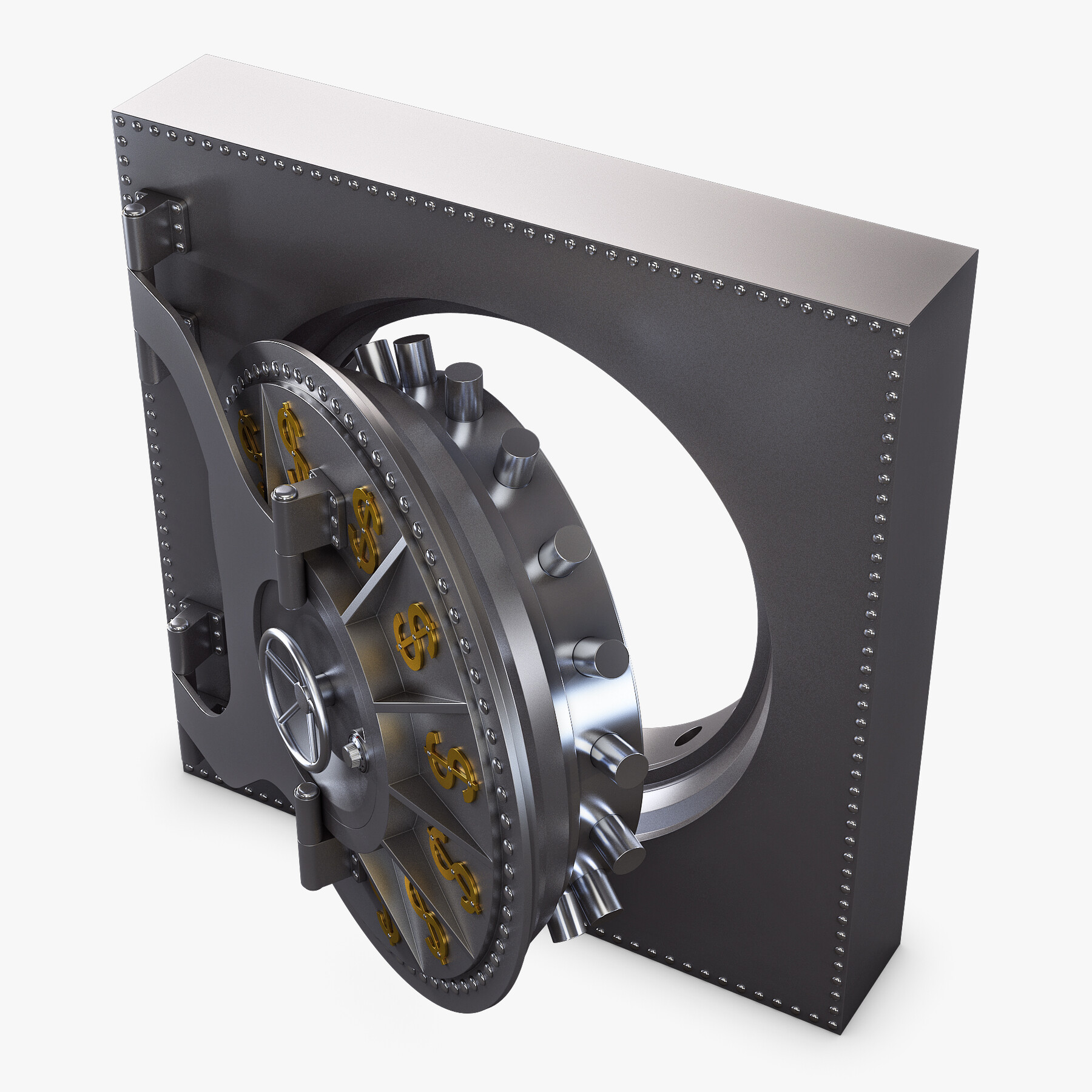 ArtStation - Bank Vault Door v 2 | Resources