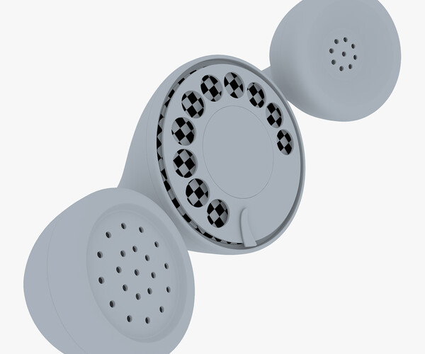 ArtStation - Funny Rotary Mobile Phone v 1 | Resources