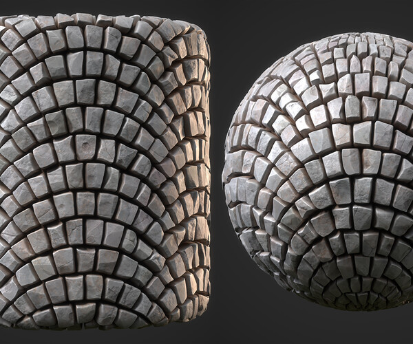ArtStation - 8 High Quality Stylized Stone Material | Game Assets
